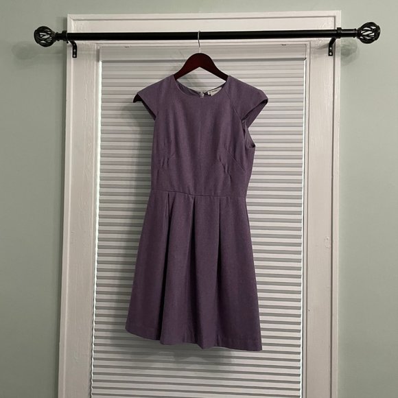 Esley | Dresses | Esley Purple Cap Sleeve Dress | Poshmark